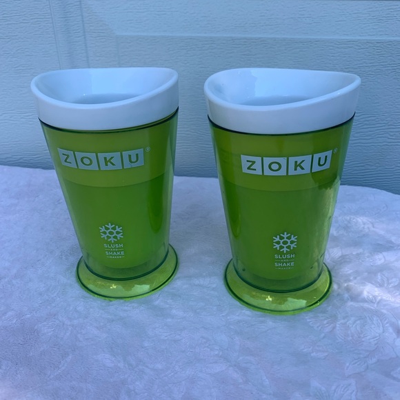 Kitchen | Zoku Green Slush Shake Cups | Poshmark